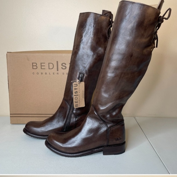 BED|STU | Shoes | New Bed Stu Manchester Teak Glaze Riding Boots 8 ...